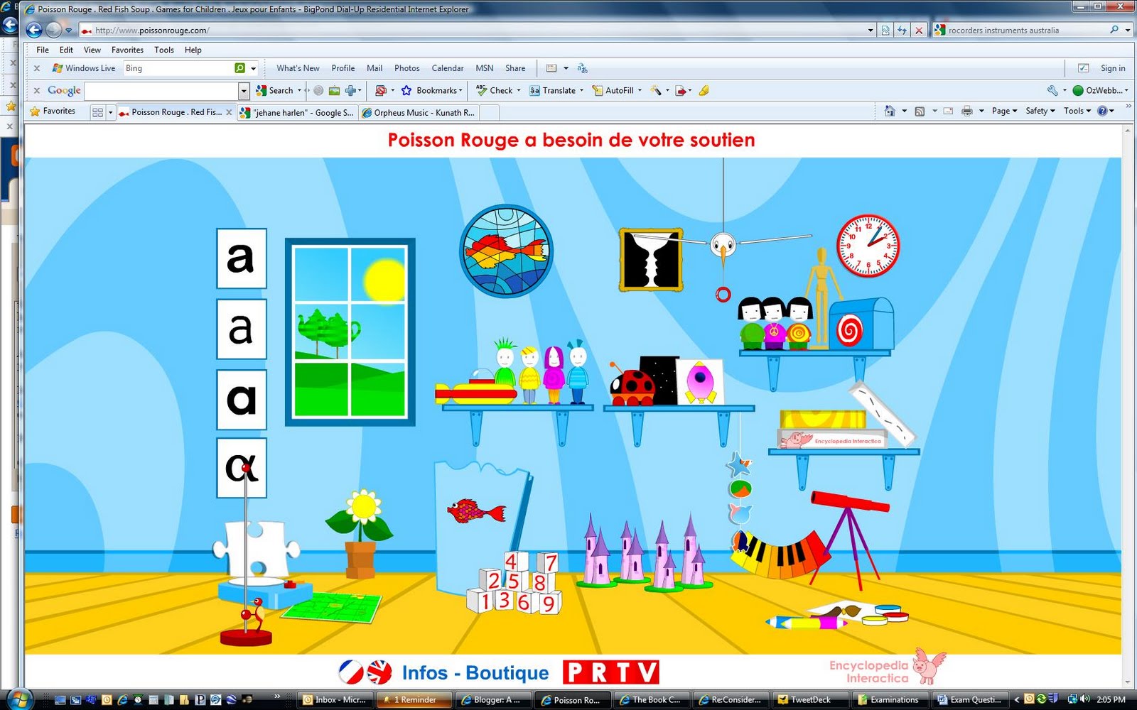 A peaceful day: Poisson Rouge