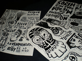 Fumando Angeles: Todos pintados a mano, todos