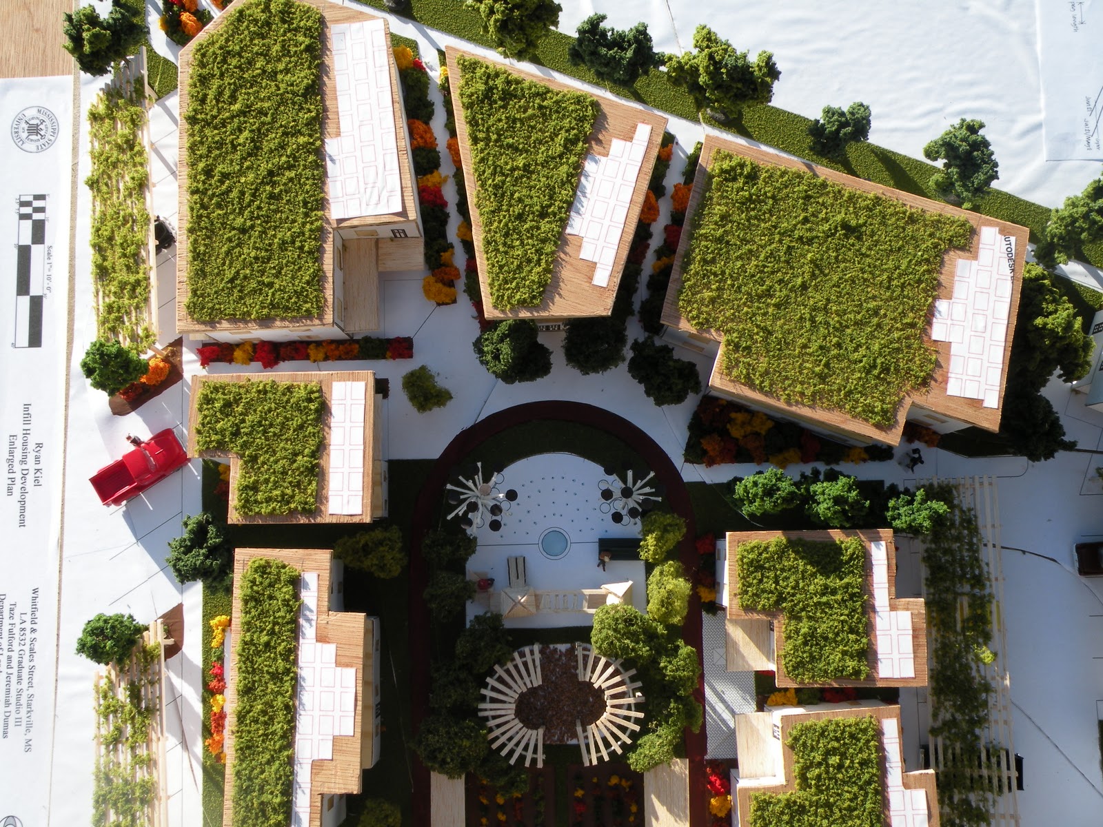 Landscape Architecture: Model in the Sun Shade Study