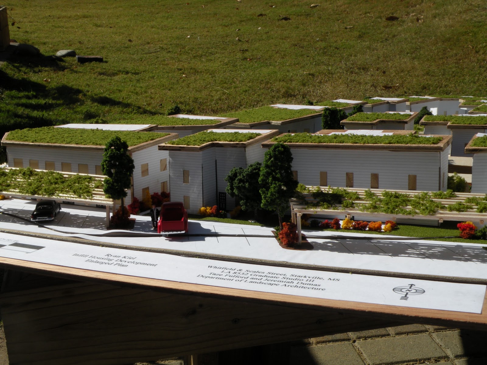 Landscape Architecture: Model in the Sun Shade Study