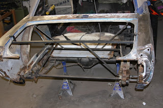 65 Mustang Restomod - Father and Son Build: Rear Frame Rails Replaced