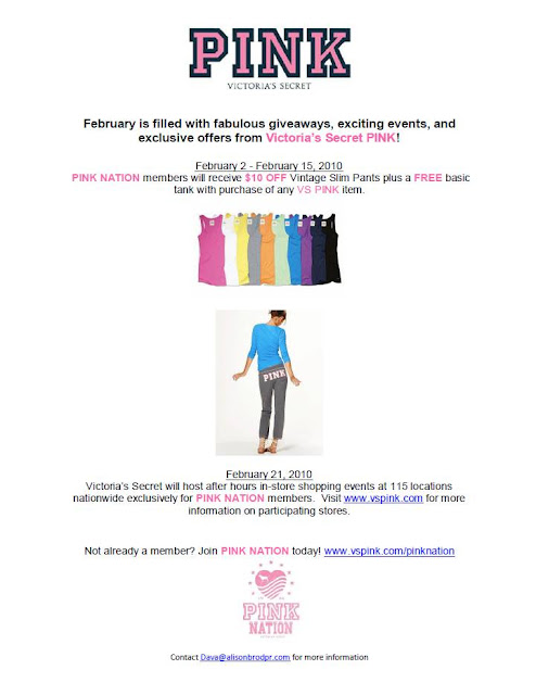 ~*Share My Fashion Addictions*~: Victoria Secret Pink coupon