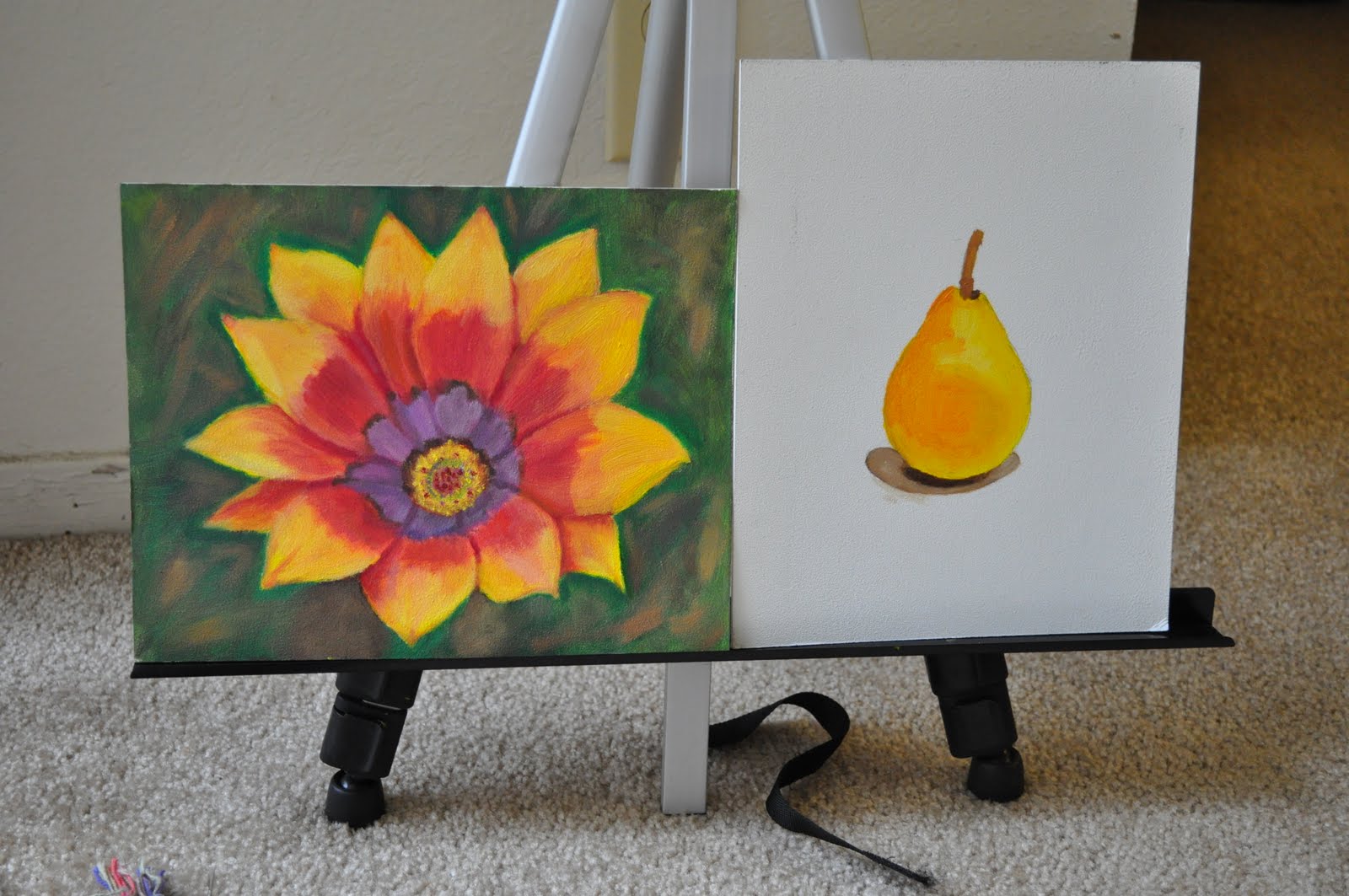 Sailaja's Recipes: My First Oil Painting project