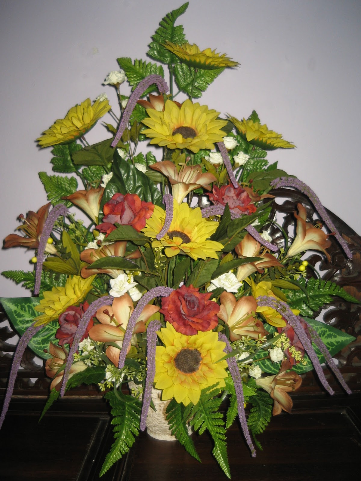 D'Tasha JR Craft & Collections: TEMPAHAN GUBAHAN BUNGA / FLOWER ...