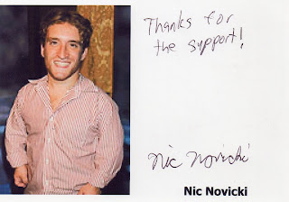 Kiwiautogal's Autographs: Nic Novicki