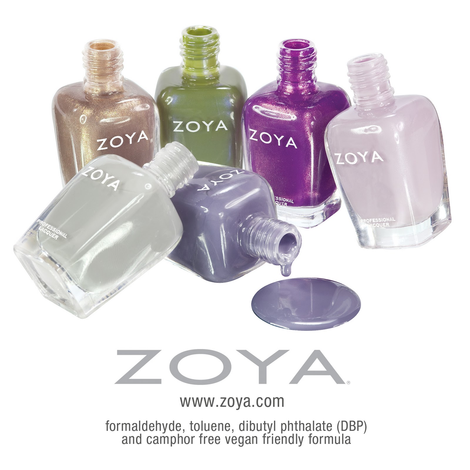 Black nail polish and lip gloss: Zoya Intimate collection giveaway