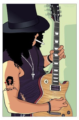 GUNS N' ROSES Portal Bs As . By Darius: Dibujos - Slash