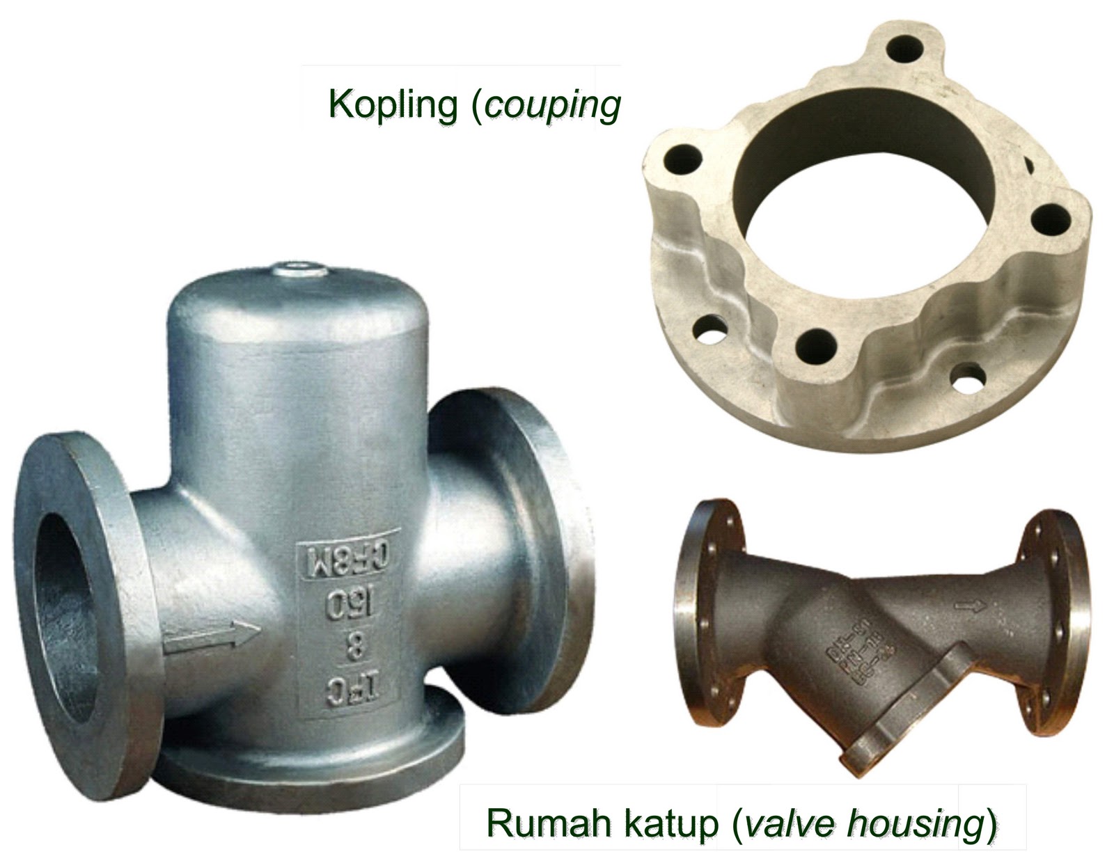 Contoh - contoh hasil pengecoran logam