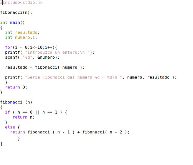 *Lizbeth Treviño: * Programas de Factorial y la Serie Fibonacci