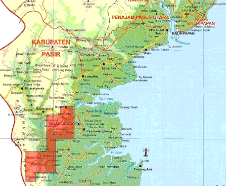 Asam manis hidup: Tanah Grogot sub-district