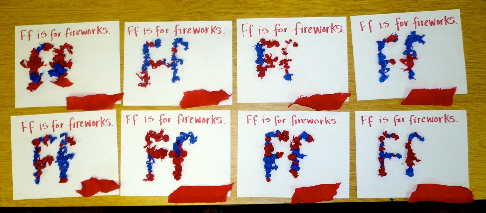 Centers and Circle Time: Preschool Activity: "F" is for Fireworks