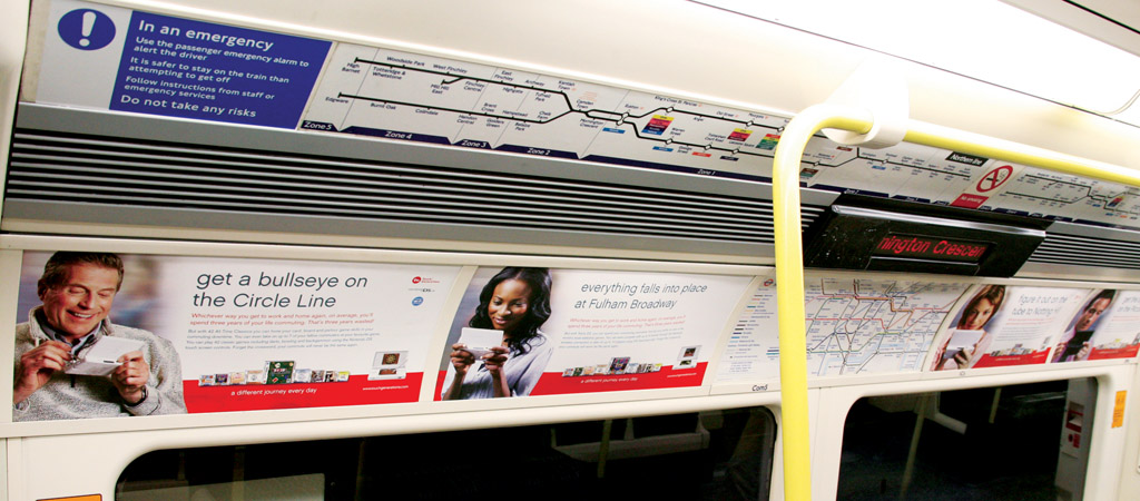 Hazel Design Context: Tube advertising