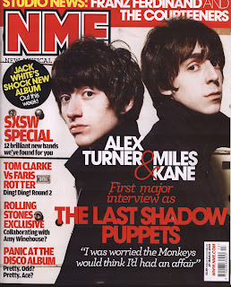 media magazines: Analysis of the front cover of 'NME' magazine 29th ...