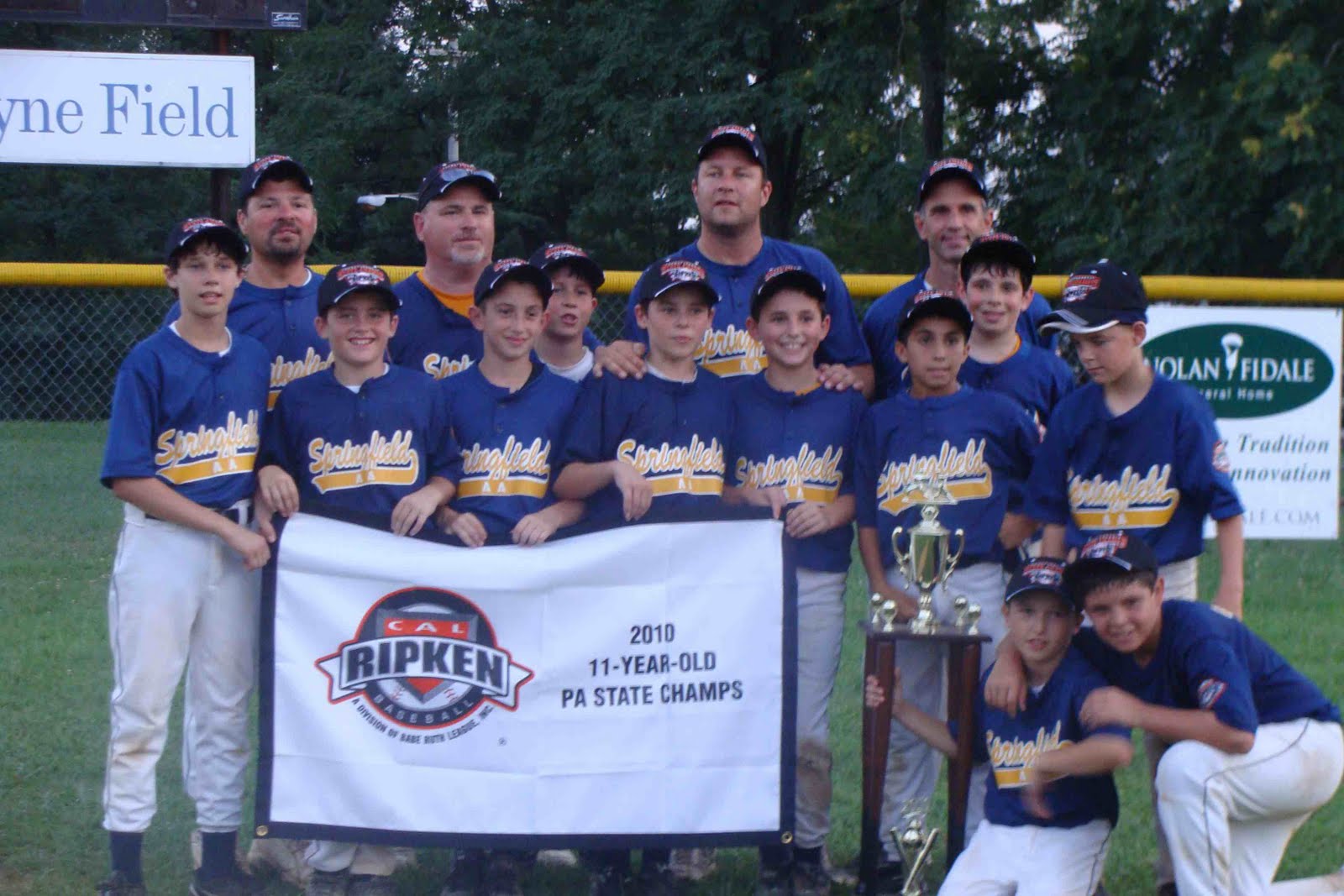 Delco Sports Net: Springfield 11U baseball wins Cal Ripken tournament ...