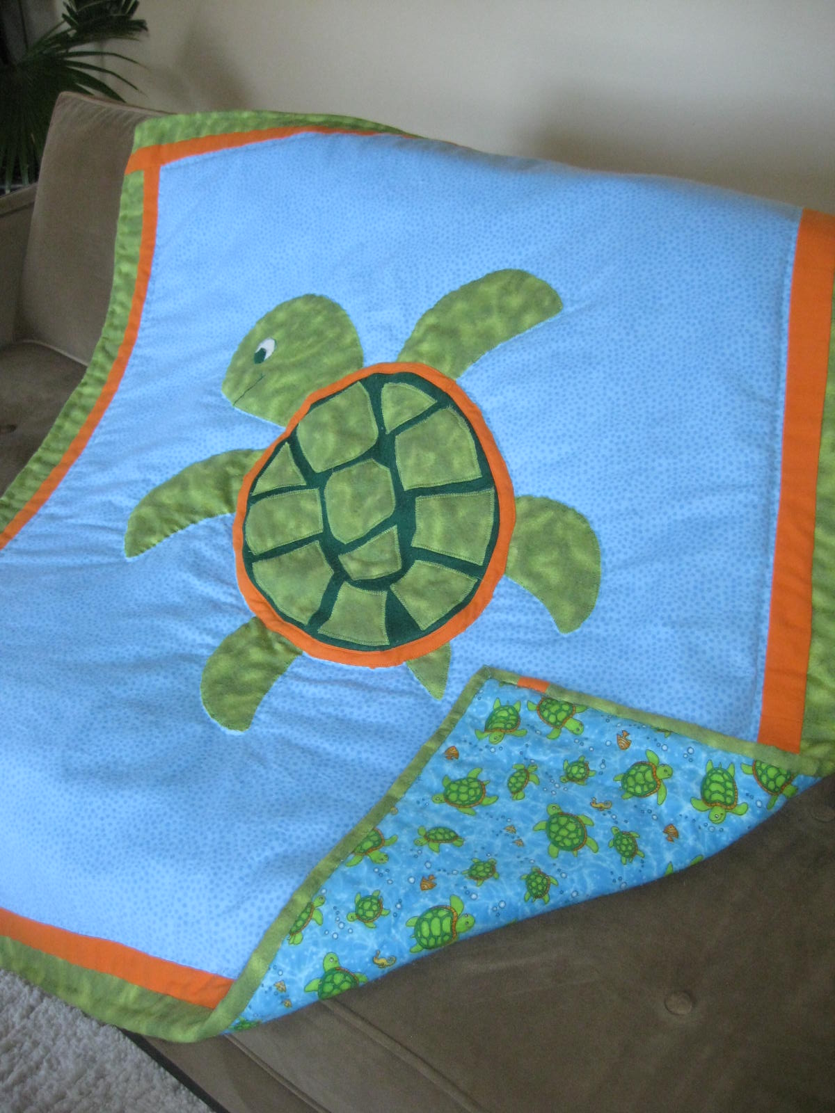 Baby Sea Turtle Quilt Pattern