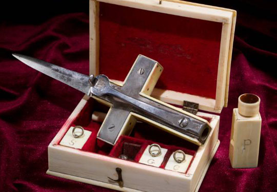 tuhi international.: Rare 19th Century Ivory Vampire Killing Kit