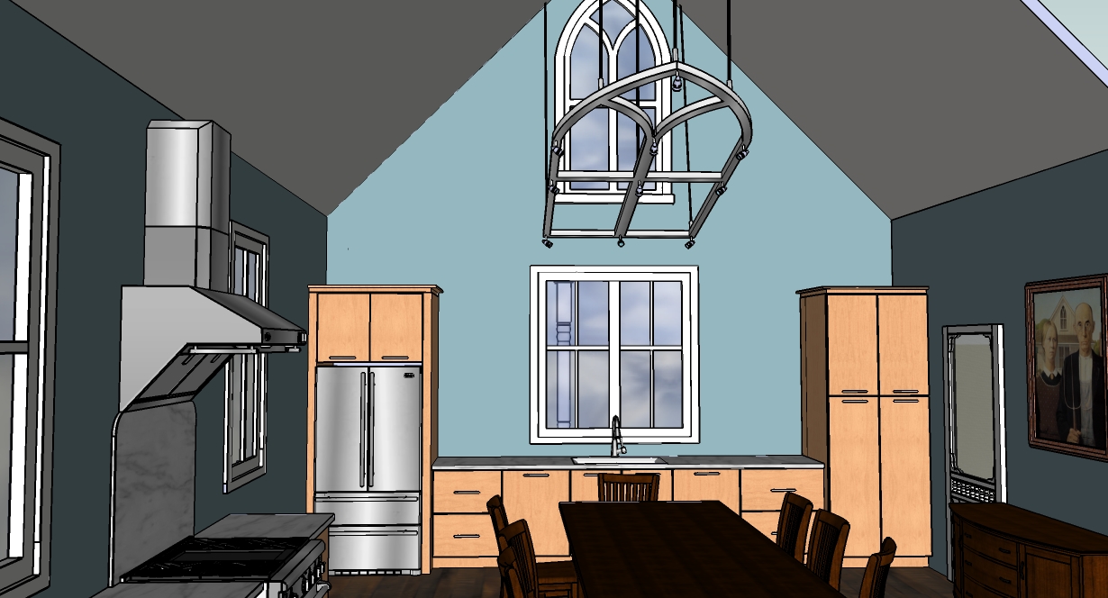Kitchen and Residential Design: American Gothic explained and renovated