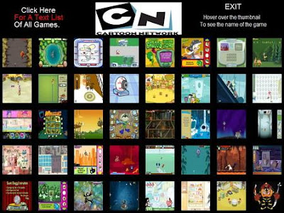 Welcome to Luigi's on-line store.: 40 Cartoon Network Games