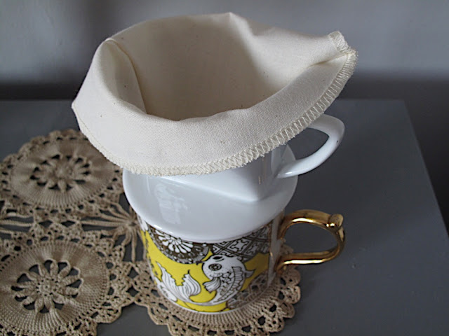 Eighteenth Century Agrarian Business: sewing: re-usable muslin coffee ...