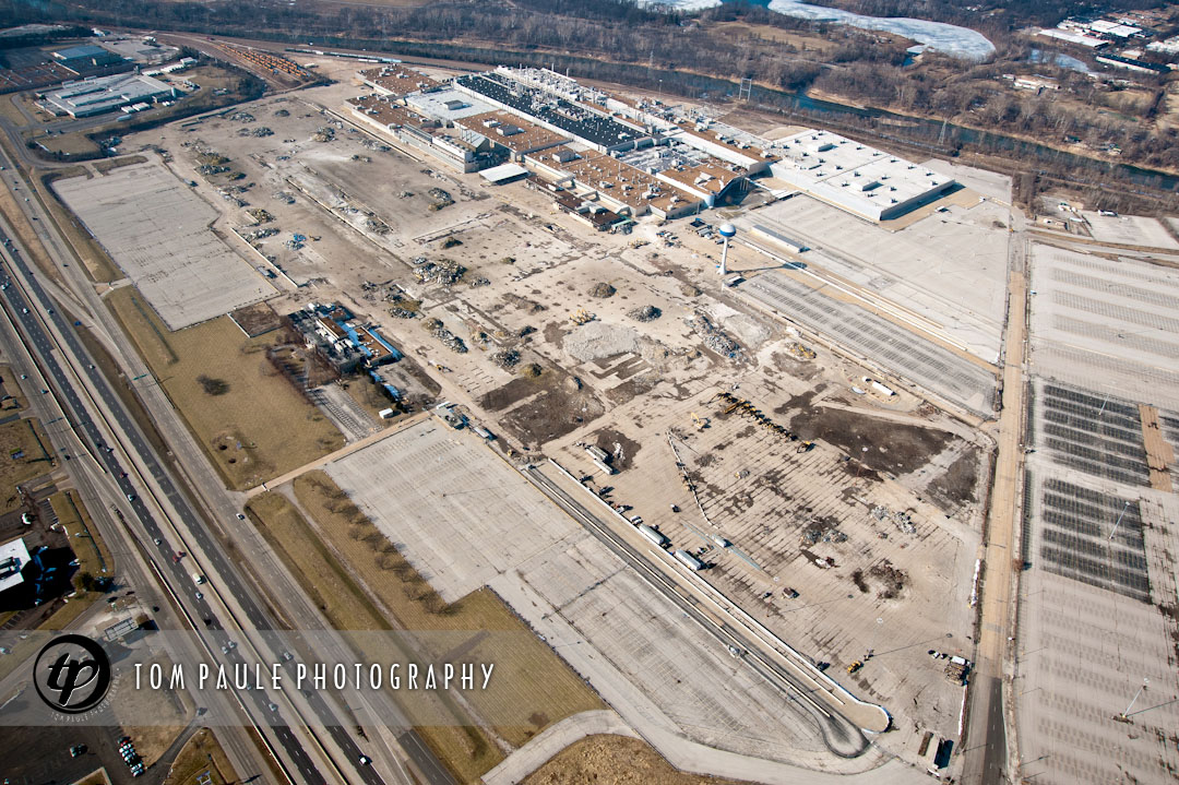 Tom Paule Photography Blog: From the air---Chrysler Plant Demolition