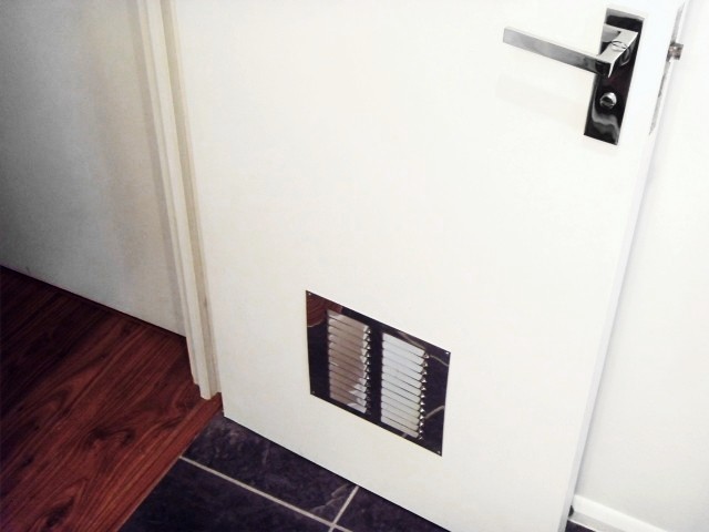 Design Trawler: The Locker Room - Chrome Louvre Vents