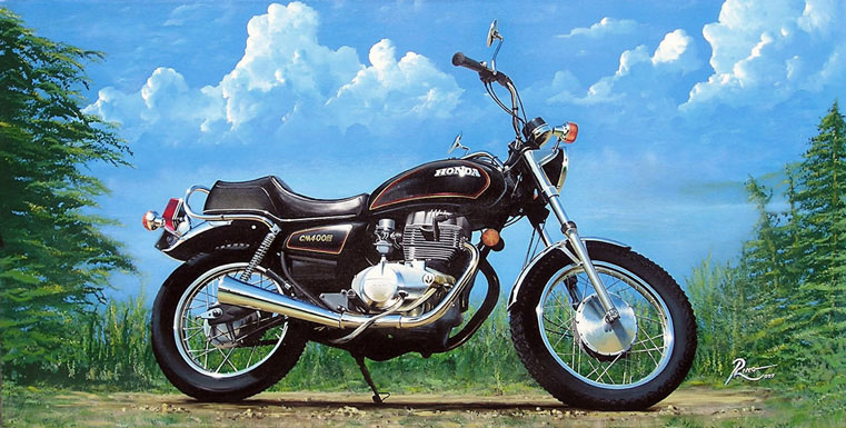 Peter Ring Studios: Derek's 1981 Honda CM400E