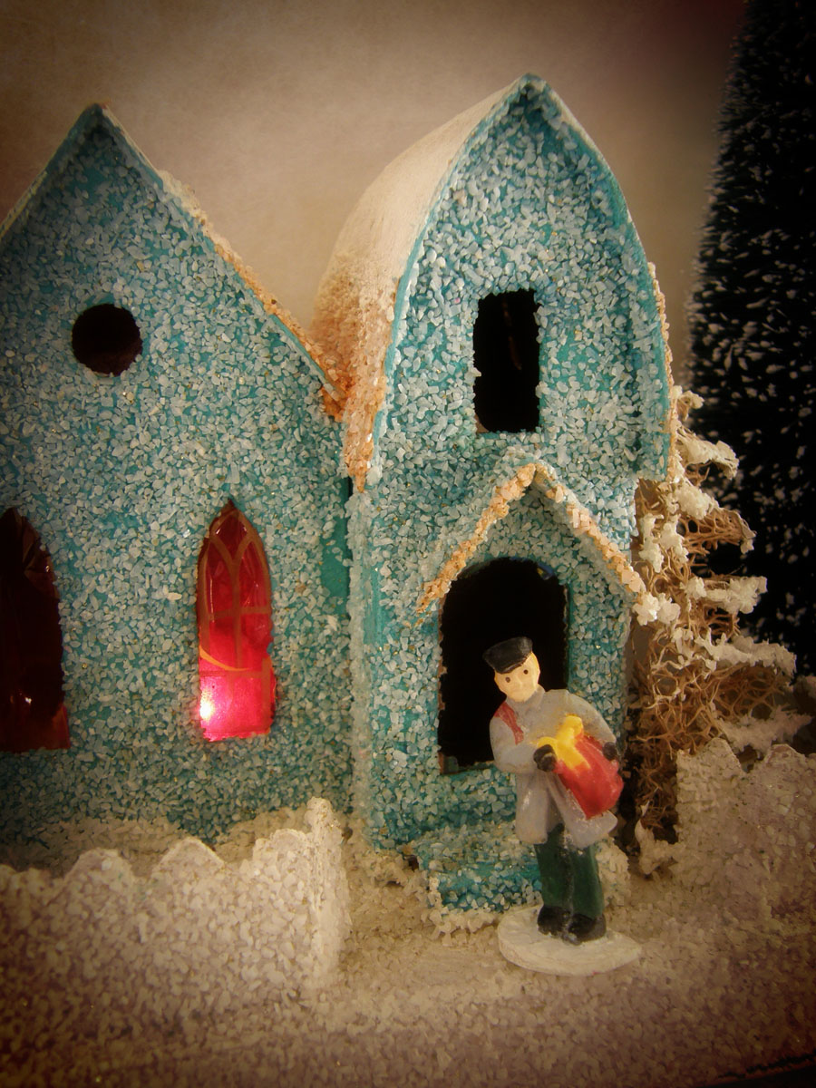 Amongst The Oaks: Putz Houses, Glitter Houses