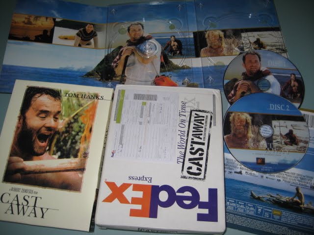 NUNO DVD COLLECTION: Cast Away FedEx Box (Malaysia R3)