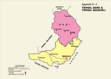 Jammu Kashmir Stark Realities: MAP SHOWING THE BOUNDARIES OF TEHSIL ...