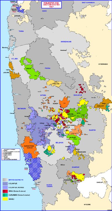MakadJaal: INDIA 1934-1947-INDIA Princely States- HISTORICAL MAPS ...