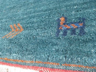 UHURU FURNITURE & COLLECTIBLES: SOLD - 6 X 9 Indo Gabbeh Rug - $100