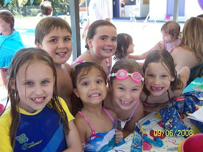 The Sweet Life.......: Megan's 8th Birthday Pool Party