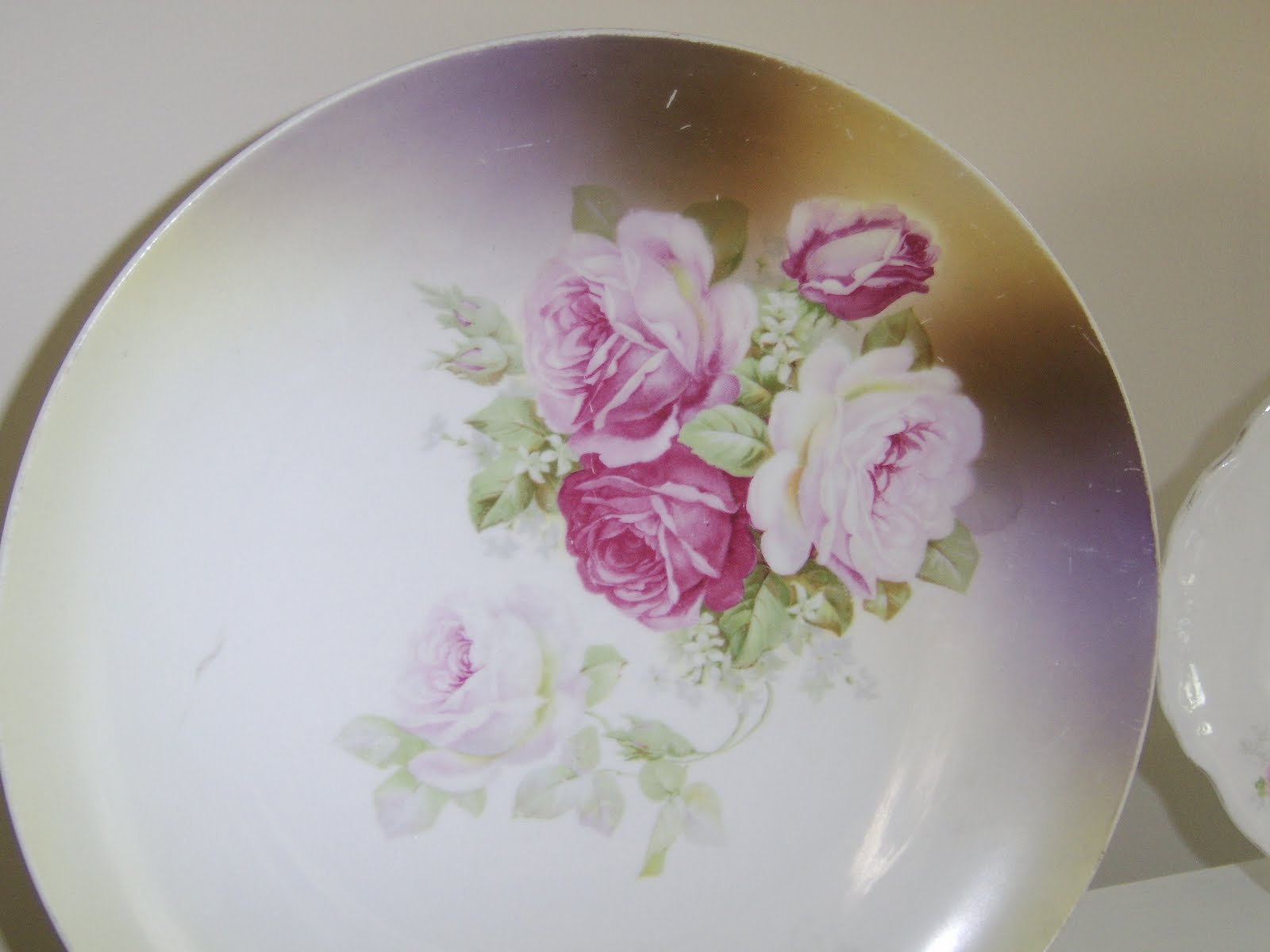 Anything Shabby Chic: Rose Plates