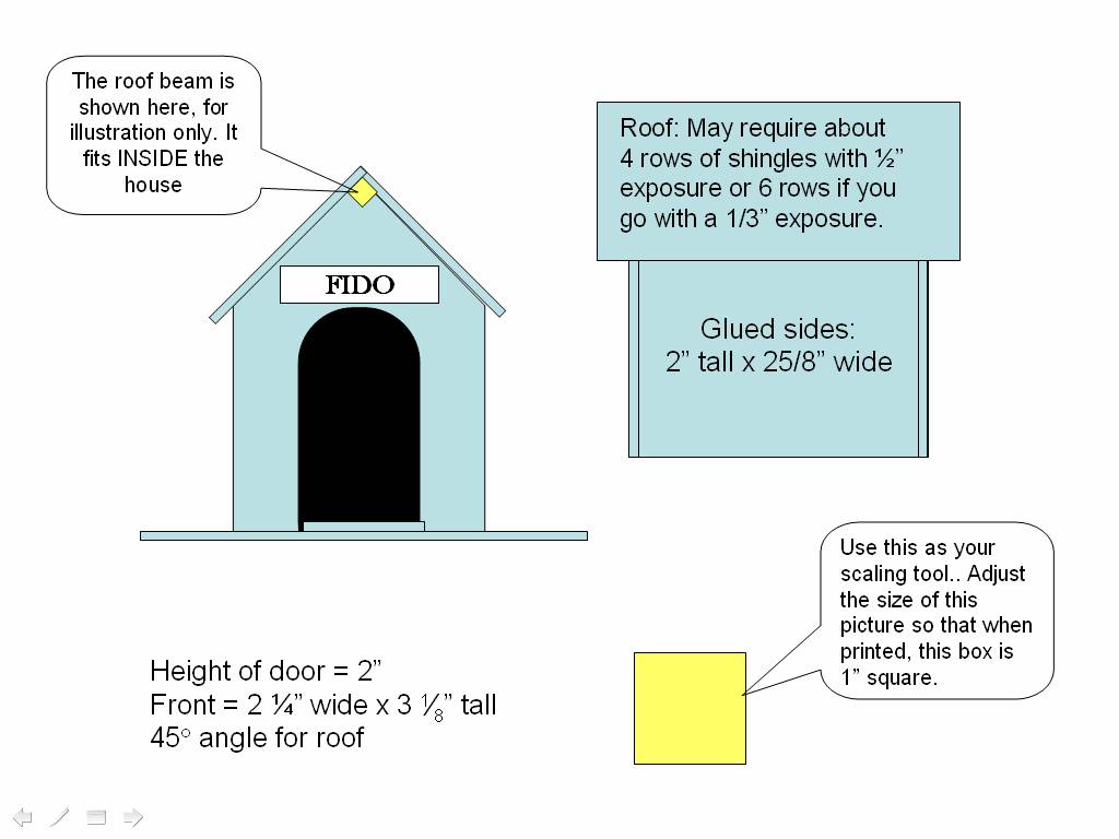 George the Miniguy: Doghouse Details and Construction Instructions
