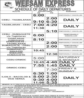Philippines Shipping Guide: Weesam Express Schedule
