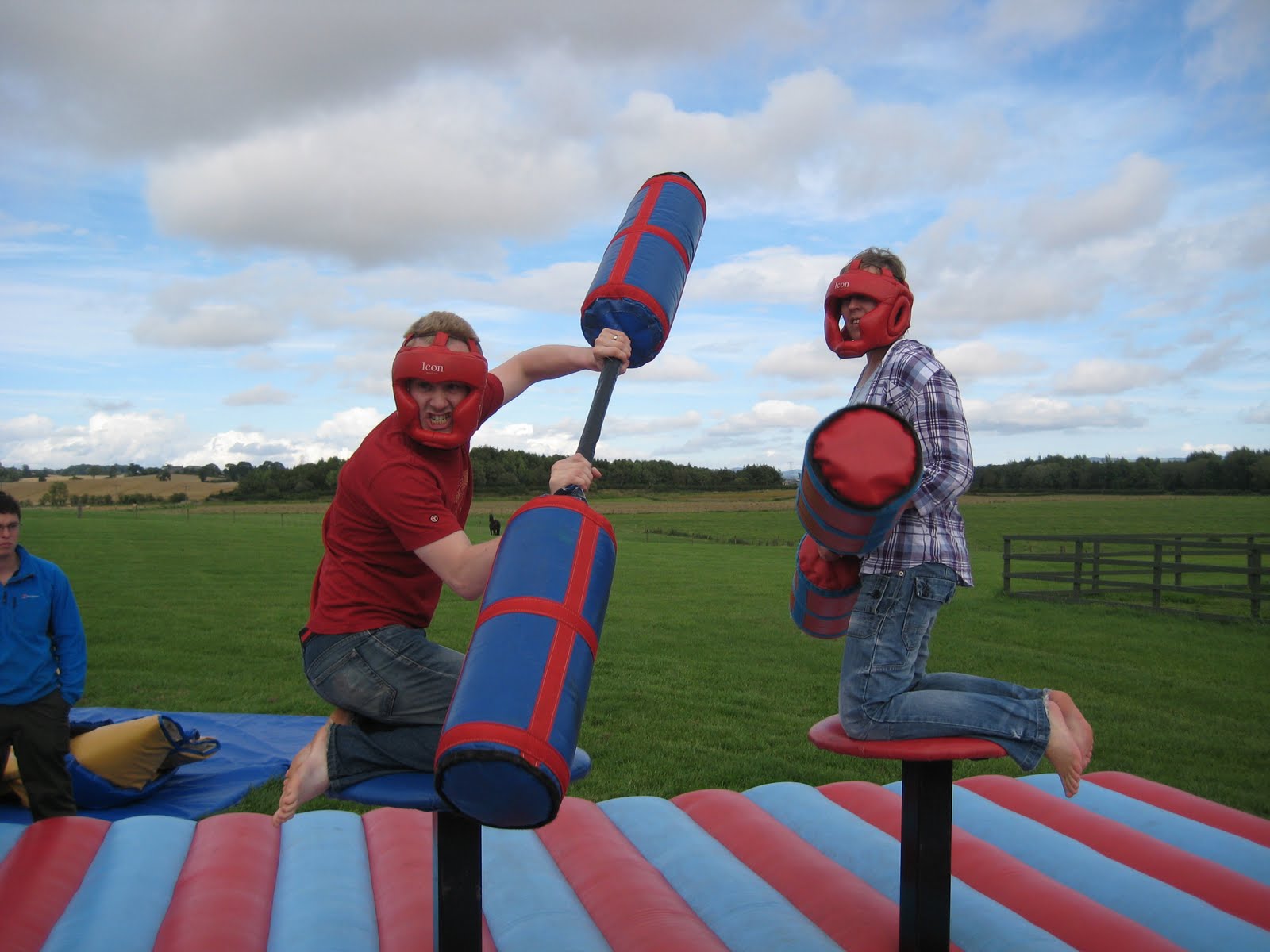 The Harrison-Helins: Team building with CB: Gladiator games (Or: "It's ...