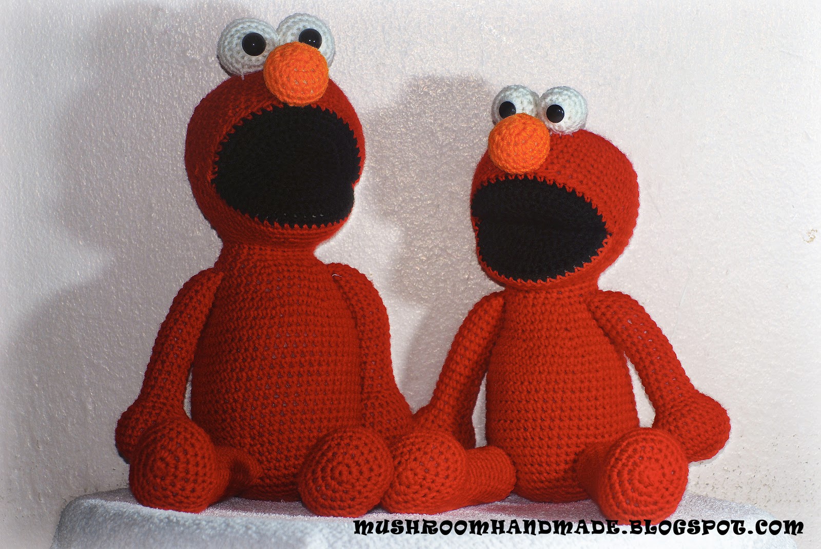 Mushroomhandmade: Elmo, Elmo