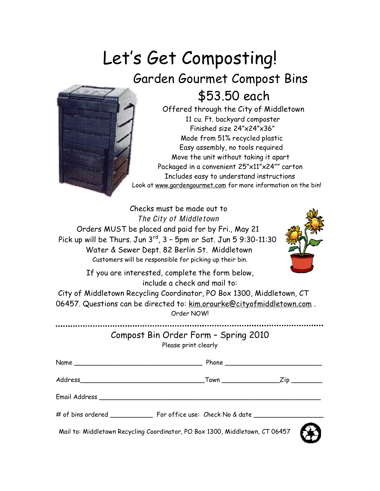 The Green Scene: Buy a Compost Bin, Rain Barrel, or Green Cone