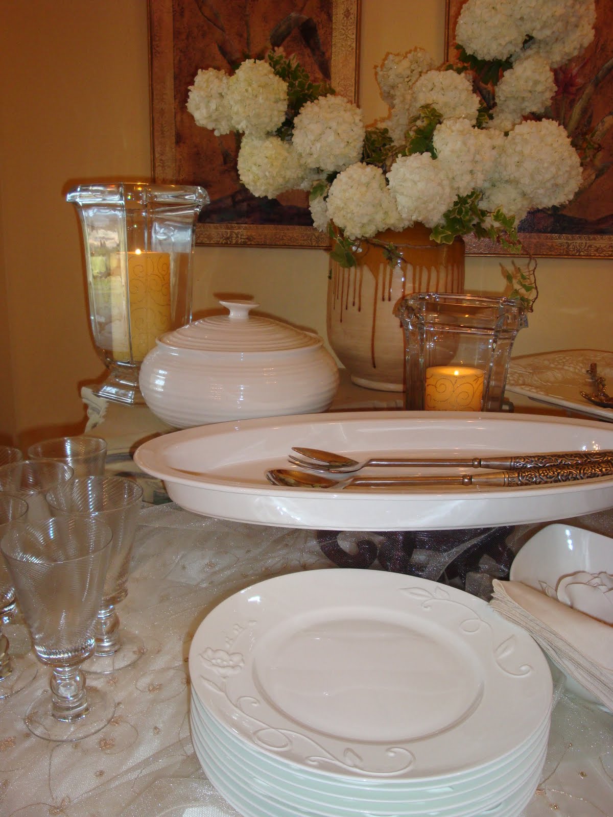 Entertaining From an Ethnic Indian Kitchen: Setting the stage for buffet