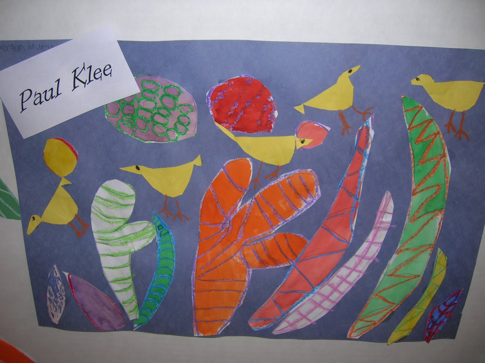 The Elementary Art Room!: Paul Klee's Yellow Birds