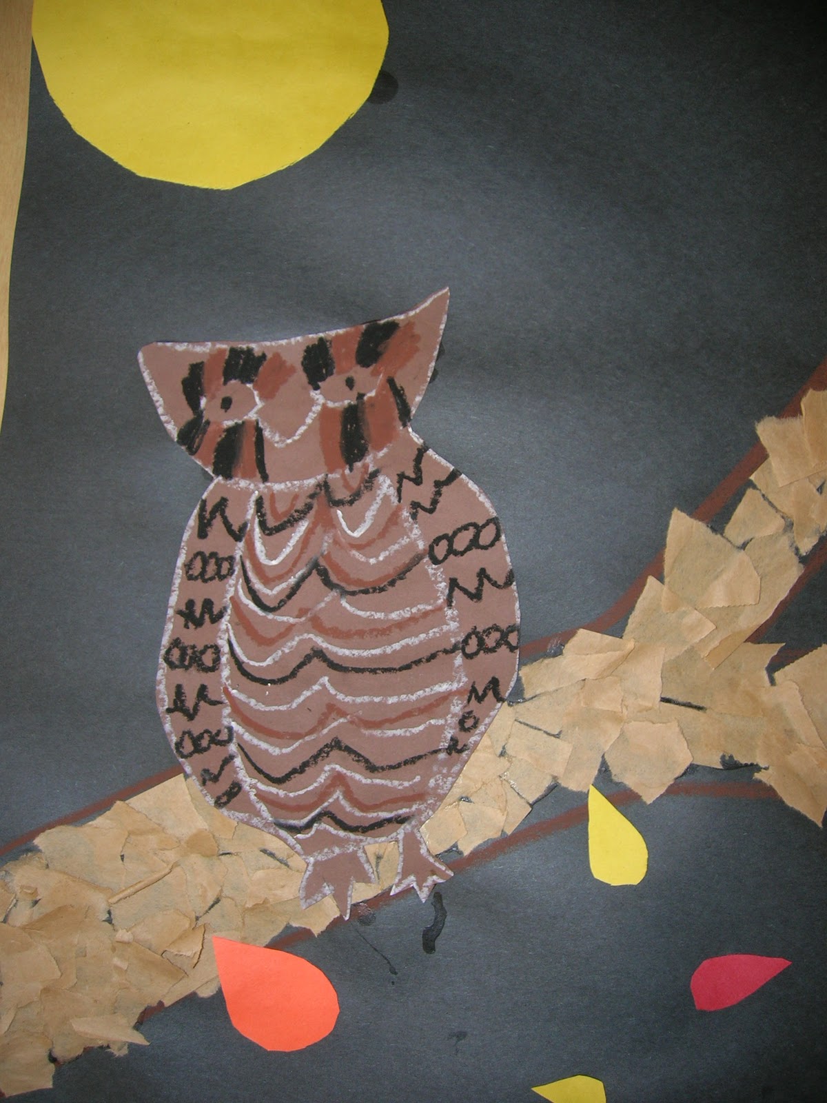 The Elementary Art Room!: Autumn Owls