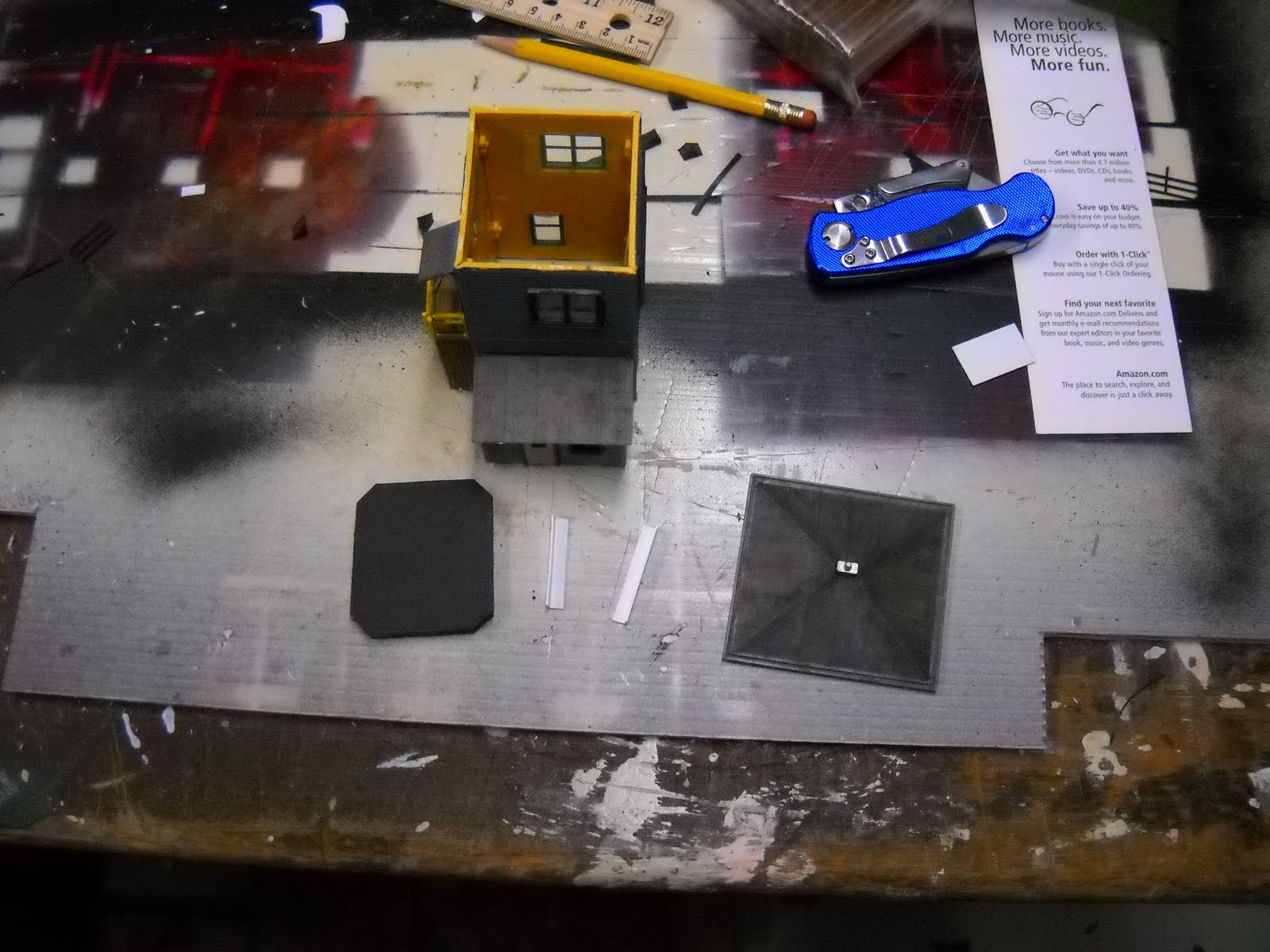 Simple HO scale interior detailing