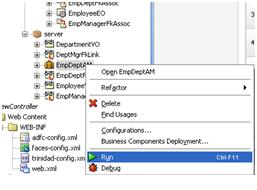 PROJECT ADF: Tutorial 1: ADF Business Components