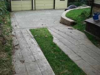 Fuller Landscape Company: Wood Plank Stamped Concrete