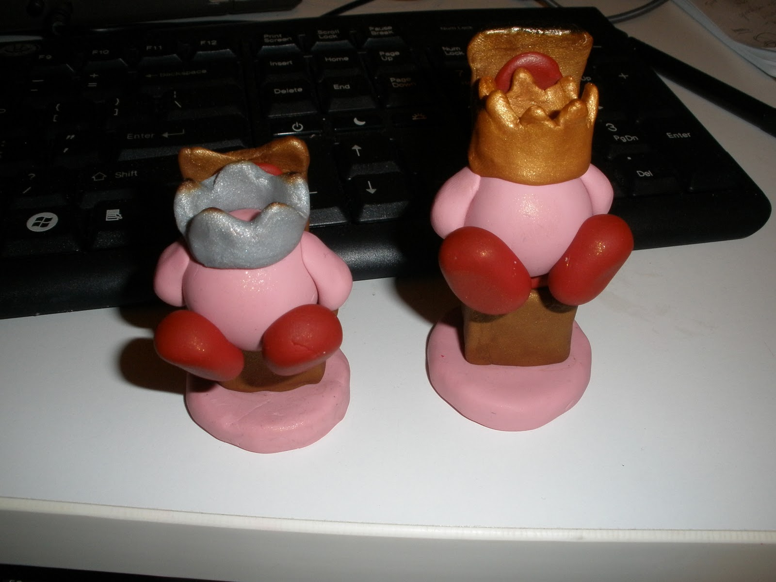 *pretend this is a witty title*: Making of my Kirby Chess Set
