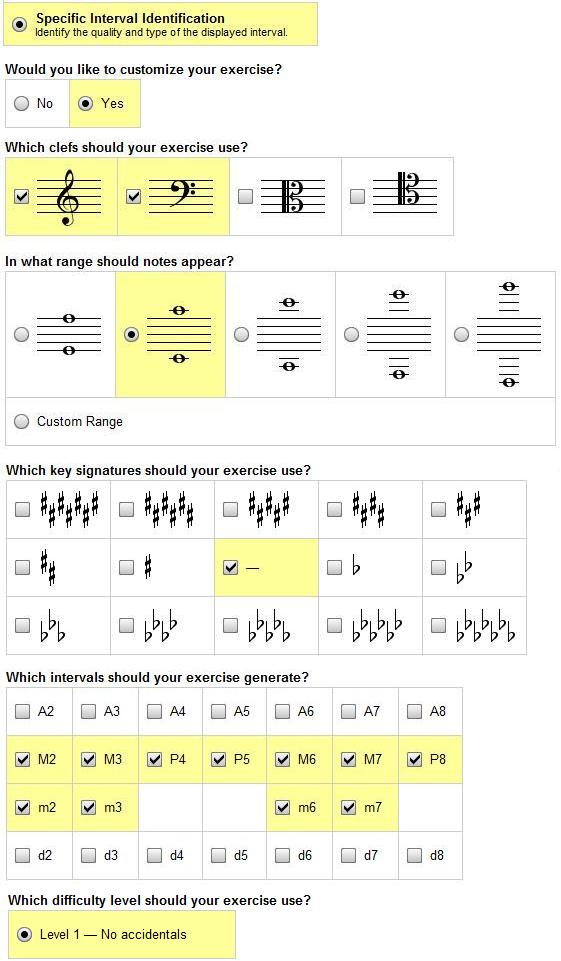 Entrenamiento Auditivo USB: EJERCICIOS CON LA PÁGINA http://www ...