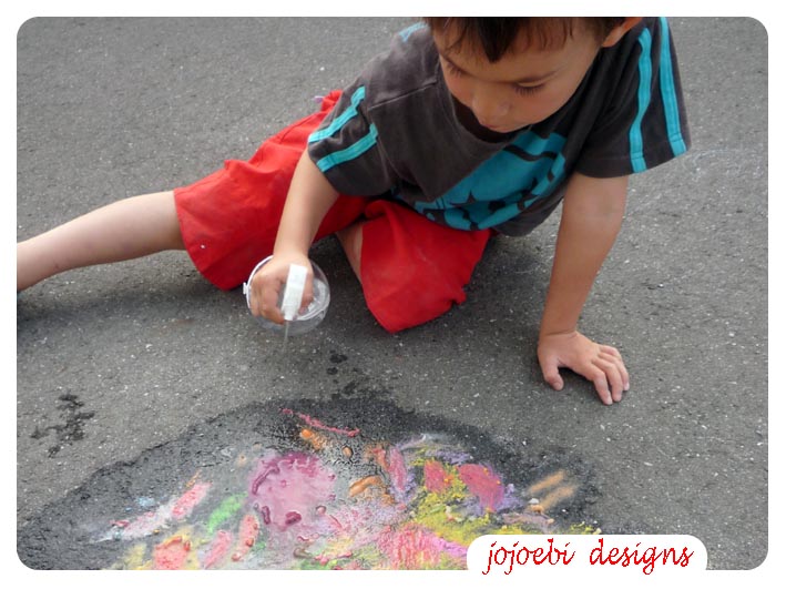 jojoebi designs: Salt Chalk Painting.....
