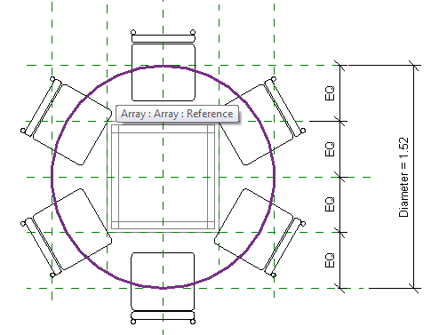Lucrecia Real: Revit - Parámetro Array Radial