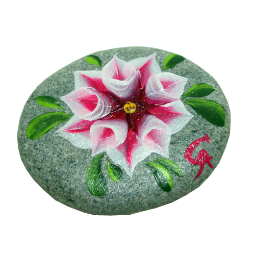 Artesanía Alicia: Piedra Flor Rosa