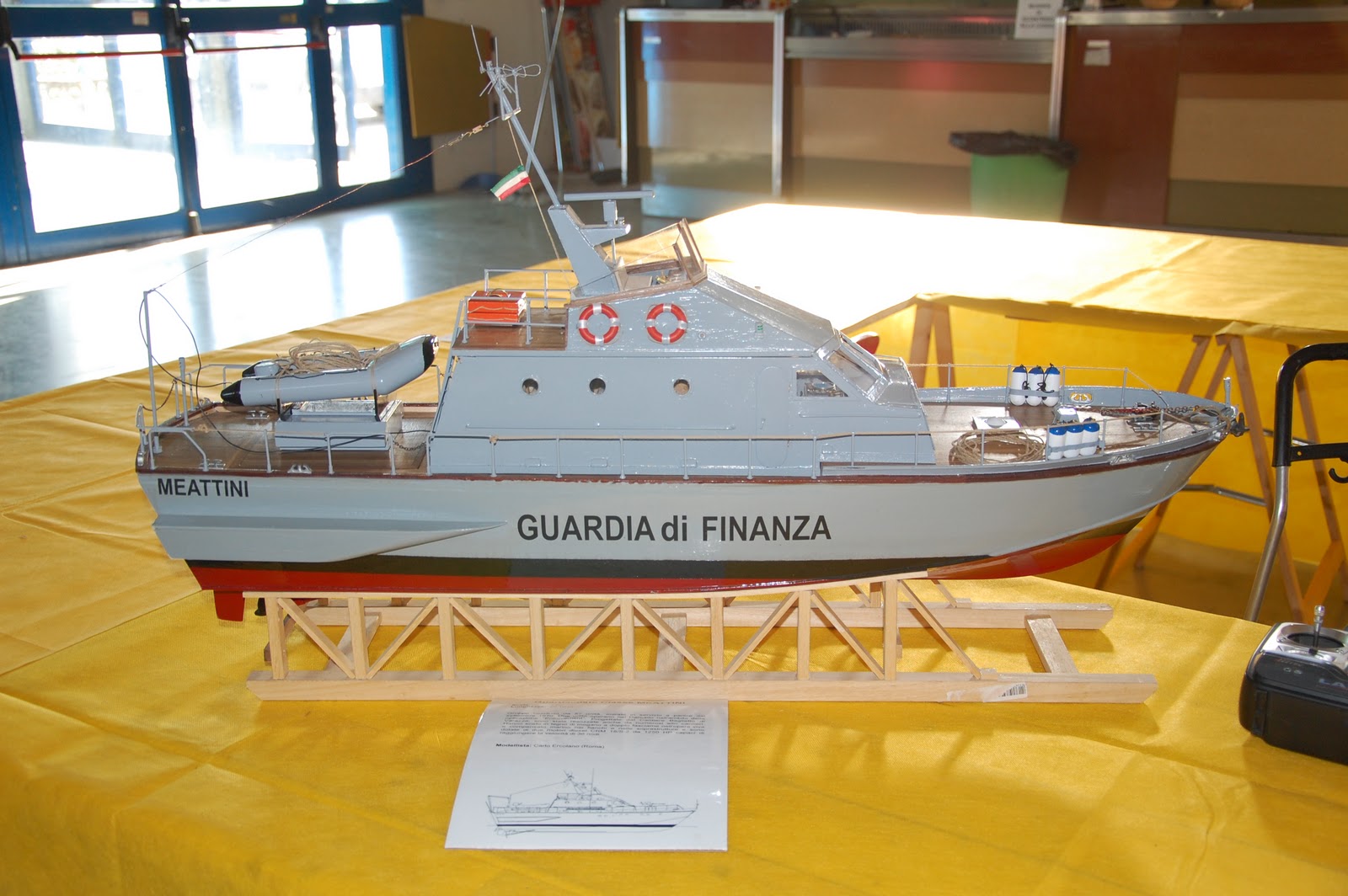 Modellismo navale rc Carlo Ercolano: Motovedetta G.di F. classe "Meattini"